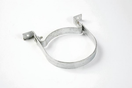 110mm Galv Pipe Clip www.gasandwaterpipelines.co.uk