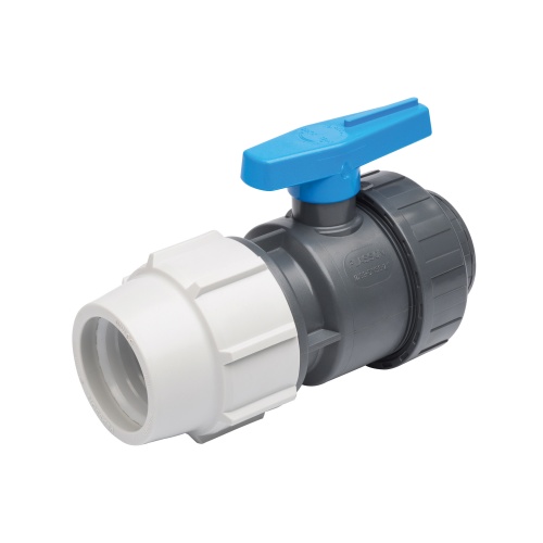 32mm x 1” F/I Ball Valve PVC www.gasandwaterpipelines.co.uk