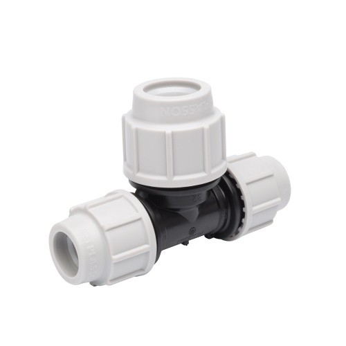 25 x 32 x 25mm 90° Enlarging Tee www.gasandwaterpipelines.co.uk